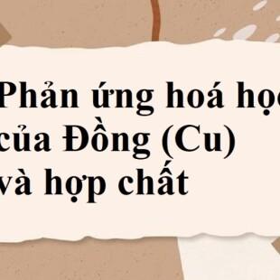 CuO + CH3OH → Cu + HCHO + H2O | CuO ra Cu