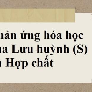 H2S + Cl2 + H2O → H2SO4 + HCl | H2S ra H2SO4
