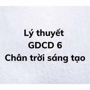 Lý thuyết GDCD 6 Chân trời sáng tạo | Tổng hợp kiến thức GDCD 6 Chân ...