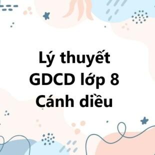 Lý thuyết GDCD 8 Cánh diều | Tổng hợp kiến thức GDCD 8 Cánh diều | Lý ...