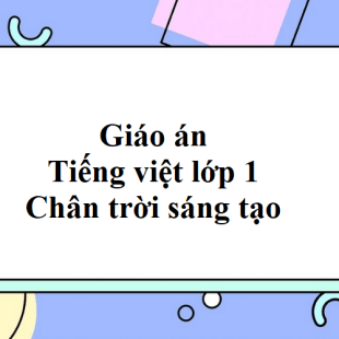 Giáo án Bài 1: anh ênh inh lớp 1 (Chân trời sáng tạo)