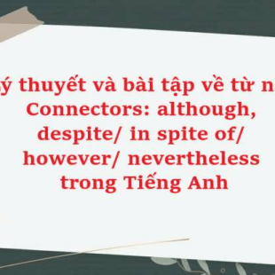 Lý thuyết và bài tập về từ nối Connectors: although, despite/ in spite ...