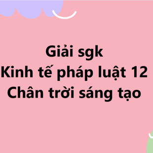 Giải sgk Kinh tế pháp luật 12 Chân trời sáng tạo | Giải bài tập KTPL 12 ...
