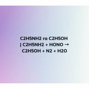 C2H5NH2 ra C2H5OH | C2H5NH2 + HONO → C2H5OH + N2 + H2O